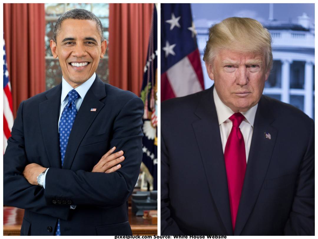 Official Portrait of Trump Shot on Older Camera than Obama